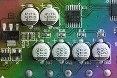 Circuit Board And Computer Chip Close Up Royalty Free Stock Images ...