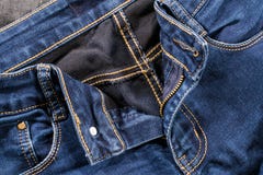 Unzipped Jeans Stock Photos - Image: 19922893
