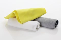 Rolled Up Cloths For Cleaning Stock Image - Image of rolled, textile ...
