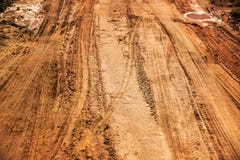 Tread Marks In Dirt Royalty Free Stock Photo - Image: 16750695