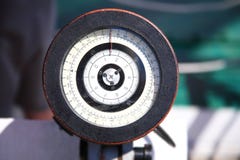 Gyro Compass Repeater With Azimuth Circle Stock Image - Image of ships ...