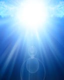 Clouds With Intense Sunlight Stock Illustration - Illustration of ...