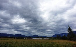 Farm On Cloudy Day Royalty Free Stock Photography - Image: 25578467