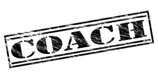 Coach - black and white stock vector. Illustration of cartoon - 9584439