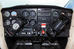 Cessna 140 Cockpit Stock Images - Image: 901324