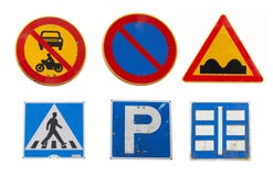 Collage of Road Signs stock photo. Image of signs, signage - 5402298