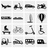 Transportation Pictograms Collection Stock Vector - Illustration of ...