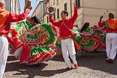 Colombian dancers editorial stock image. Image of dancers - 26060134
