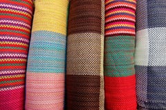 Colored fabric stock image. Image of colorful, geometric - 59140891