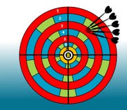 Target board with numbers stock image. Image of clean - 31298299