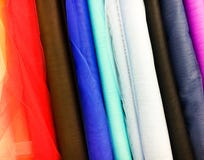 Selection Of Colorful Fabrics Stock Photo - Image: 39143711