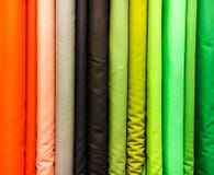 Selection Of Colorful Fabrics Stock Photo - Image: 39143711