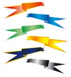 Colorful Corner Ribbons Set Stock Photo - Image: 24428330