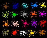 Red paint splodge stock illustration. Illustration of paint - 2767534