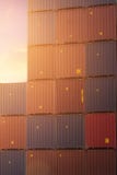 Colourful Stack Pattern Of Cargo Shipping Containers Stock Photo ...
