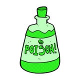 Deadly Poison Bottle Cartoon Stock Vector - Illustration of drawing ...