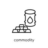 Commodity Icon. Trendy Commodity Logo Concept On White Background From ...