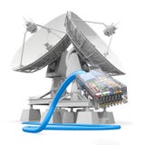 Satellite Dish. Communiation. Stock Illustration - Illustration of ...
