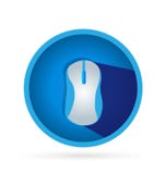 Monitor And Computer Mouse Icon Vector Sign And Symbol Isolated On ...