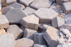 Concrete Rubble Debris Stock Images - Image: 36796784