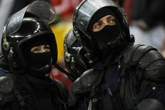 SWAT Team Display Editorial Stock Image - Image: 7529754