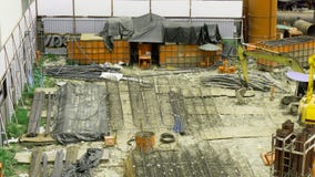 Messy Construction Site Stock Photo - Image: 41081679