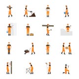 Construction Worker Job Pictogram Stock Photo - Image: 21943010