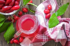 Cornel jam stock photo. Image of garden, dogberry, fruit - 33185610