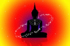 Pink Cosmic Energy And Stars In Violet Hues Stock Photo - Image: 82011670