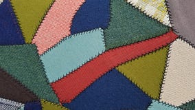 Crazy Patchwork Quilt Stock Photo - Image: 44885210