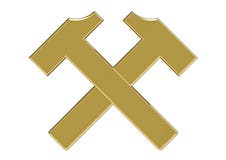 Two Hammers Crossed Royalty Free Stock Photos - Image: 2160588