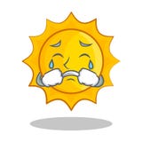 Crying Sun Cartoon Character Stock Vector - Illustration of season ...