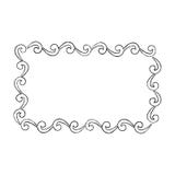 Curly Line Border Stock Illustrations – 3,900 Curly Line Border Stock ...