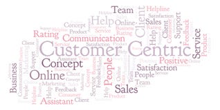 Client Centric Words Sticky Notes Diagram Mission Purpose Focus Stock ...