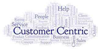 Client Centric Words Sticky Notes Diagram Mission Purpose Focus Stock ...