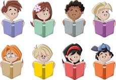 Reading Books Signs And Symbols Icons Template On Illustration 45372282 ...