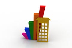 Property Graph Home Royalty Free Stock Photography - Image: 23293387