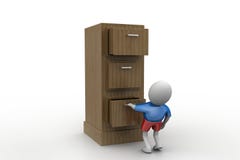 3D man with safe stock image. Image of conservation, safe - 17937145