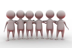 3d Man Joining Group Of People Stock Images - Image: 27839614