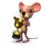 Mouse Trophy Boxing Gloves Royalty Free Stock Photos - Image: 10795348