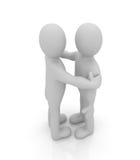 3d People Welcome Hug Stock Image - Image: 26110321
