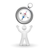 3d small people - compass stock illustration. Image of background ...