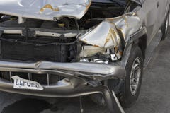 Smashed suv stock image. Image of bash, debris, clobber - 3935973