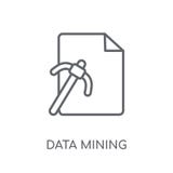 Data Mining Icon. Trendy Data Mining Logo Concept On White Background ...