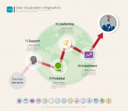 Steps To Success Template Modern Info-graphic Design Stock Vector ...