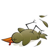 Dead Bird Silhouette Icon. Clipart Image Illustration 210308331 - Megapixl