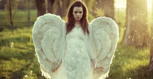 Expressive angel stock image. Image of angel, peaceful - 33977757