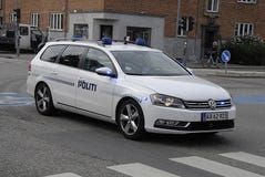 DENMARK_danish-Polizeiauto Redaktionelles Foto - Bild: 39396426