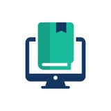 Laptop computer as a Book stock photo. Image of business - 19599102