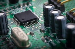 Electronic Circuit Chip On Pcb Board Stock Photo - Image: 56495991